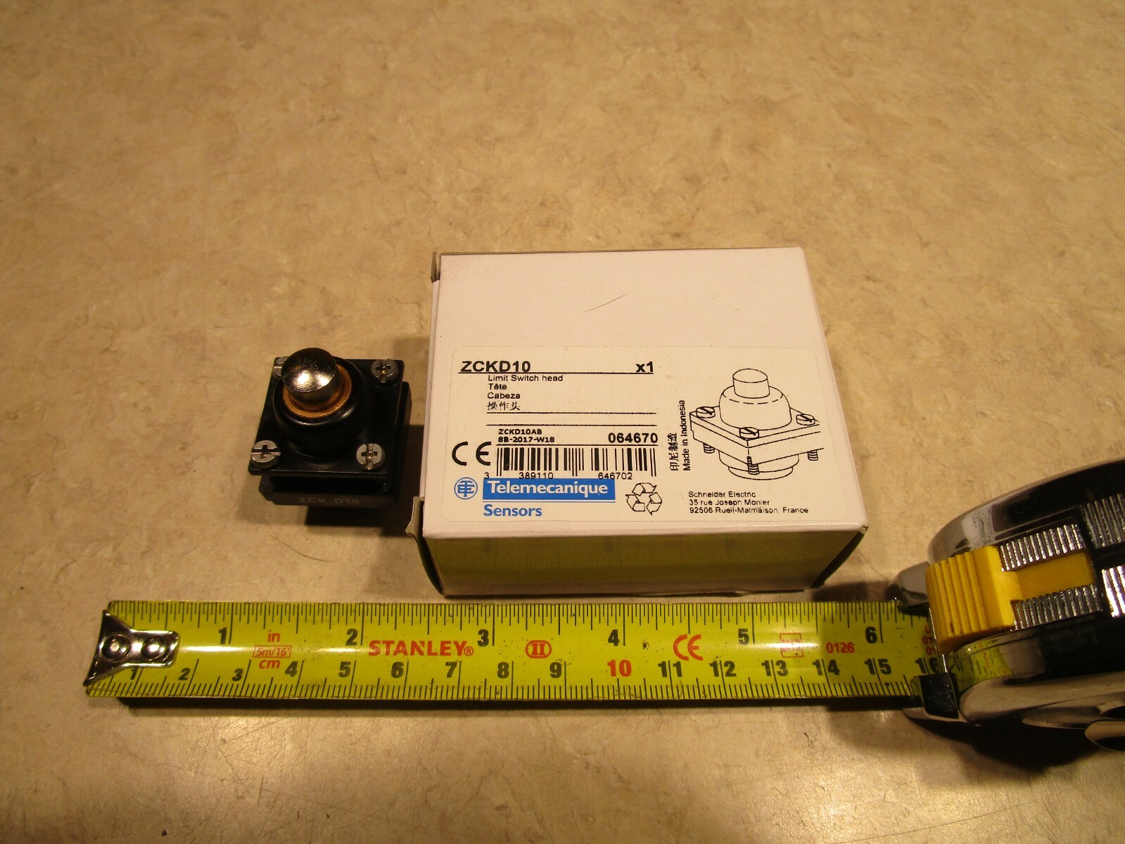 TELEMECANIQUE ZCKD10 LIMIT SWITCH, J0230 | eBay