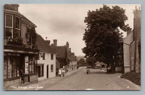 The Village HARTFIELD England RPPC East Sussex Antique Real Photo~1930s ...
