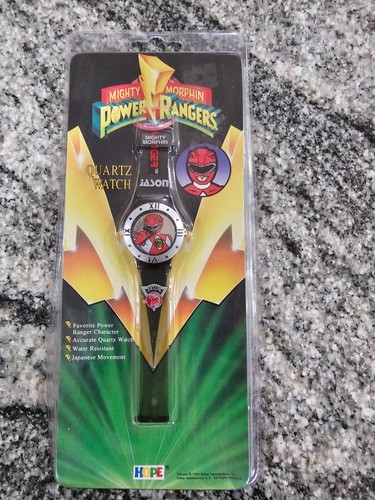 1994 Power Rangers Watch Jason Red Ranger NIB | eBay