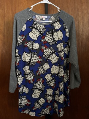 LULAROE 3XL AMERICANA 4TH JULY GRAY UNCLE SAM STAR AMERICA | eBay