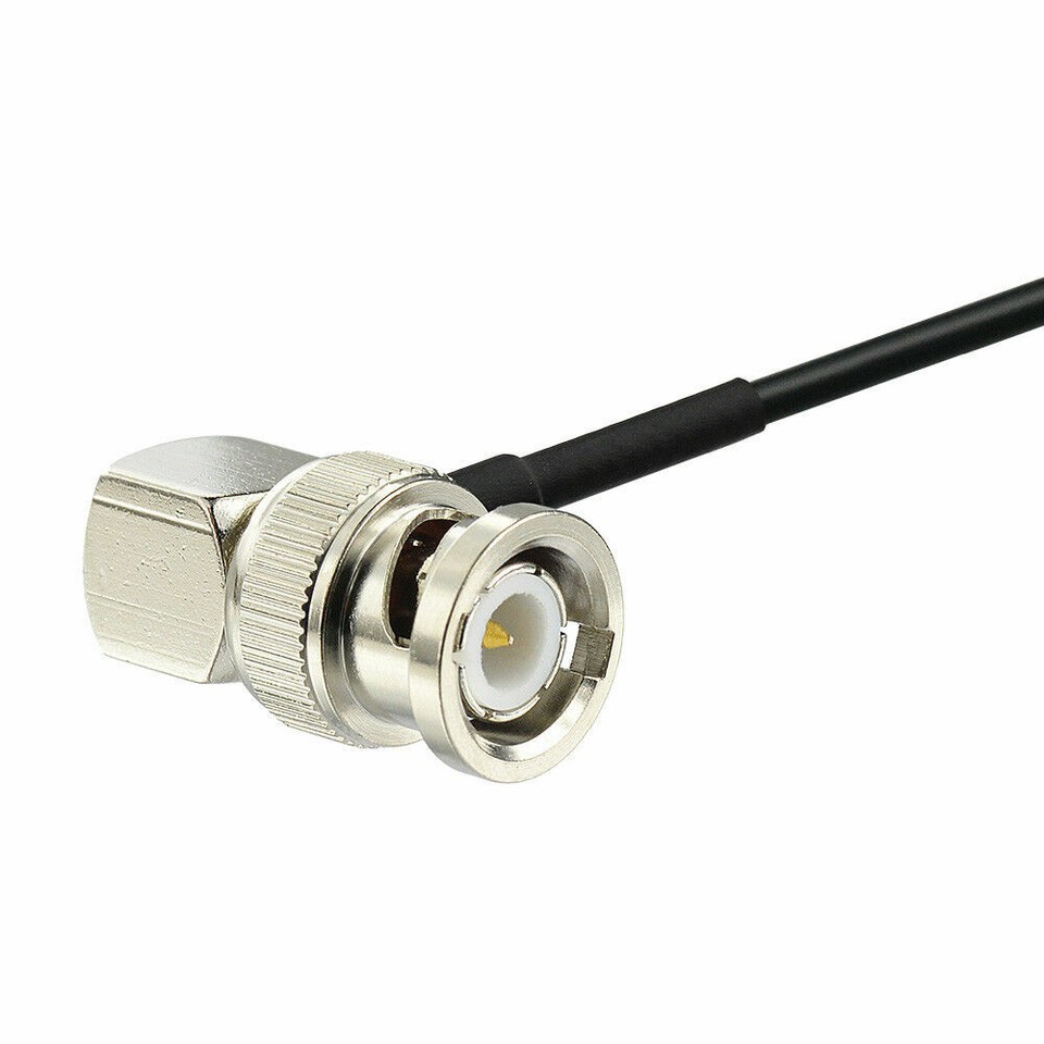 BNC Male to BNC Male Right Angle RG174 Coaxial Cable Extension Cable 120cm | eBay