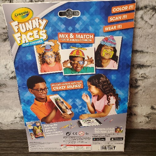 Crayola Virtual Coloring Book Funny Faces Crazy Costumes With App ...