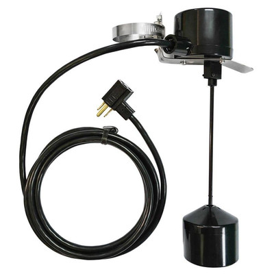 Universal Vertical Float Switch for Sump Pumps 8 ft. Cord with Brackets ...