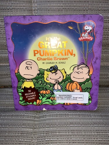 It's the Great Pumpkin Charlie Brown Peanuts Board Book With Reusable ...