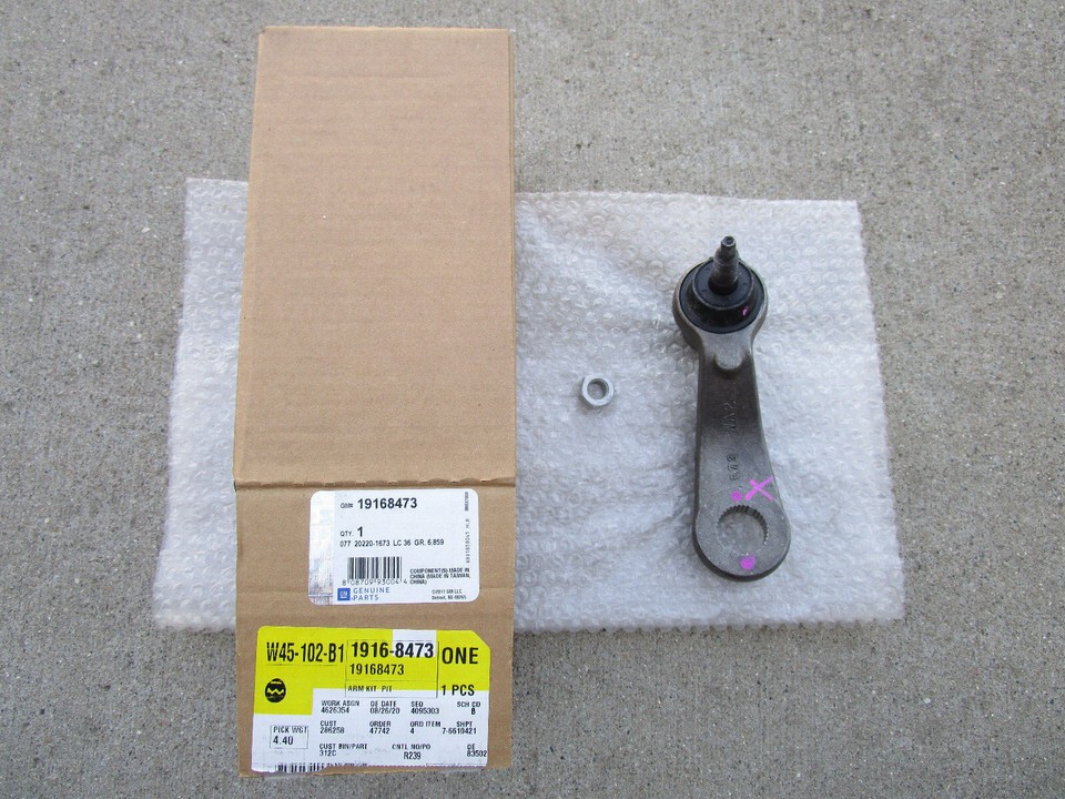 1999-2020 GM Chevy Steering Pitman Arm OEM | 19168473 | Genuine OEM ...