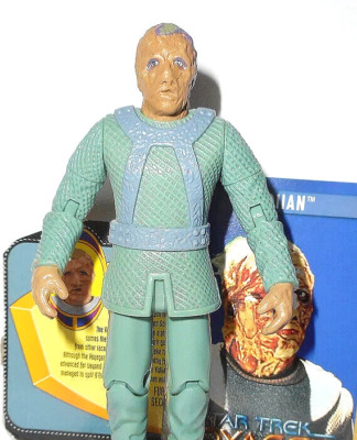 Star Trek Voyager VIDIIAN 1995 Playmates COMPLETE w trading card & file ...