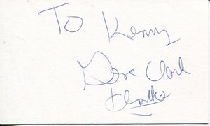 Gene Eugene Clark Autograph Actor In The Twilight Zone & Kung Fu Signed ...