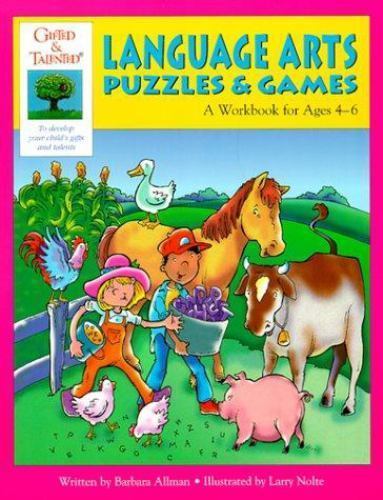 Language Arts Puzzles and Games by Barbara Allman (1999, Trade ...