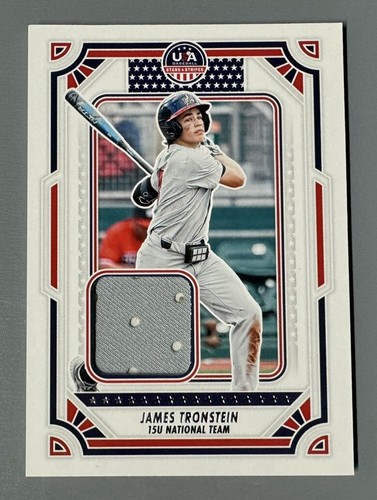 2024 Panini Stars and Stripes James Tronstein Patch USA Materials #USA ...