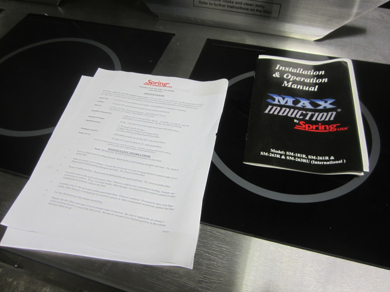 Spring Built-in Induction Cooking Station, Triple Range 1800W | eBay