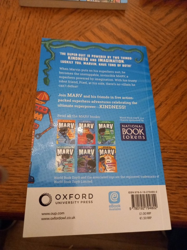 Marv and the Ultimate Superpower World Book Day 2024,Alex Falase | eBay UK