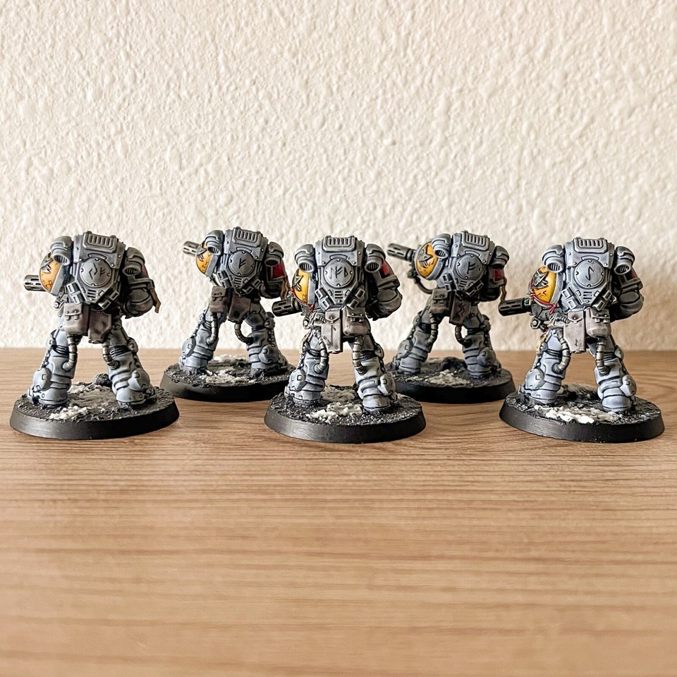 Warhammer 40k Primaris Marines - Painted Space Wolves Army - (242) | eBay