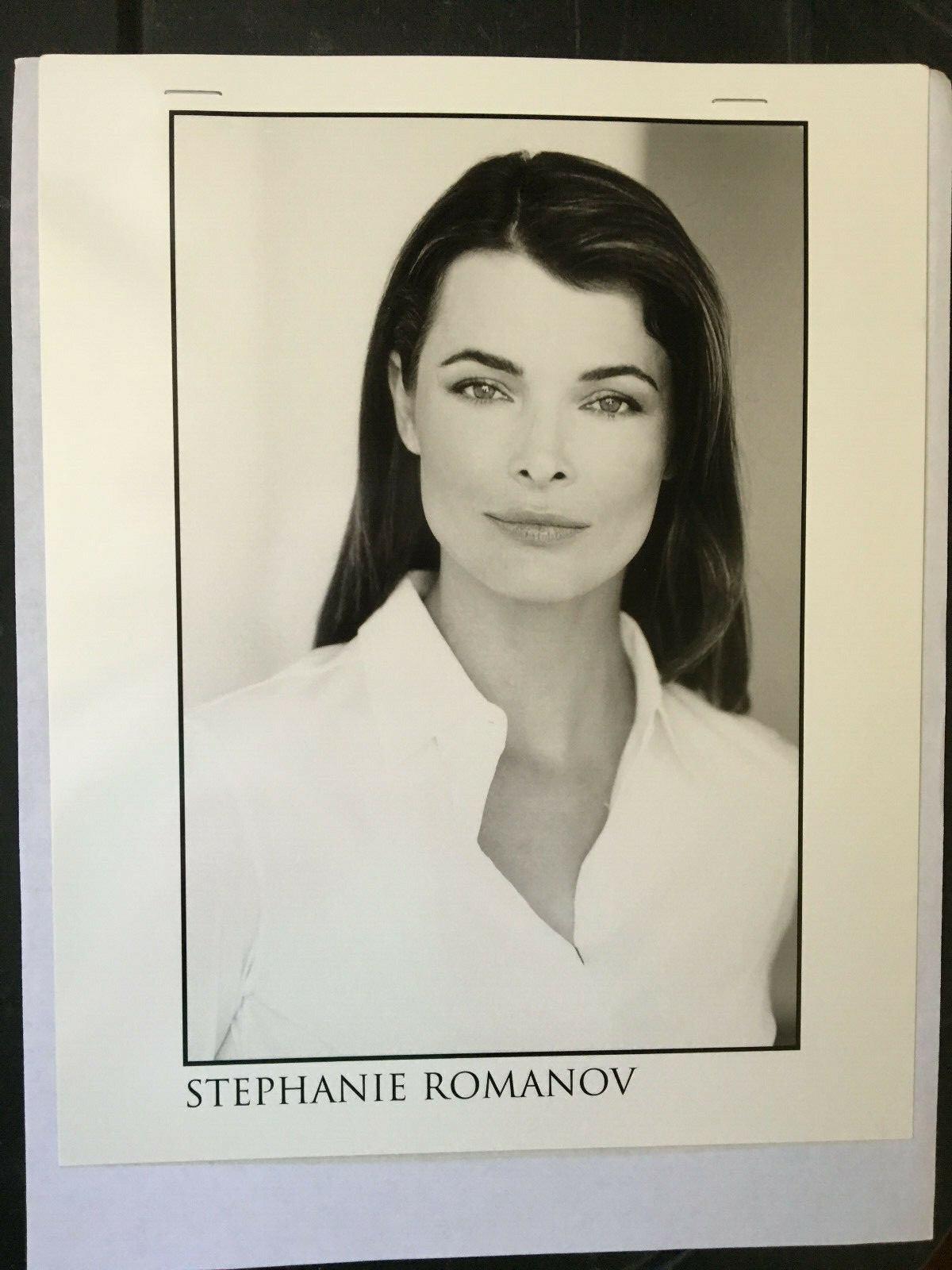 Stephanie Romanov #3 original talent agency headshot photo with credits ...