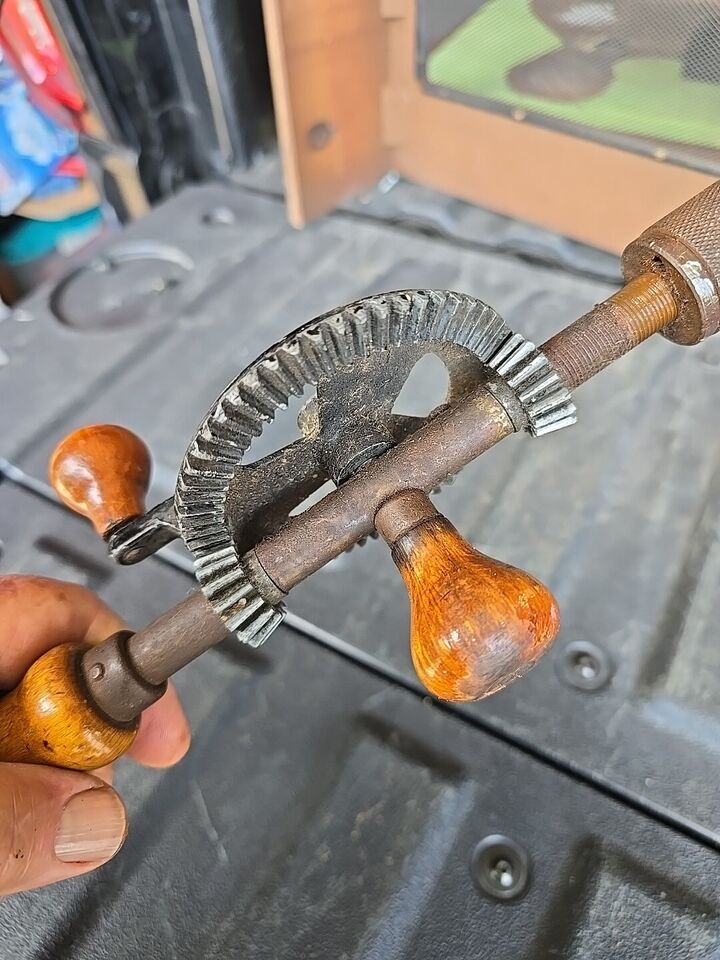 Antique Anniversary Drill Hand Drill Made in USA | eBay