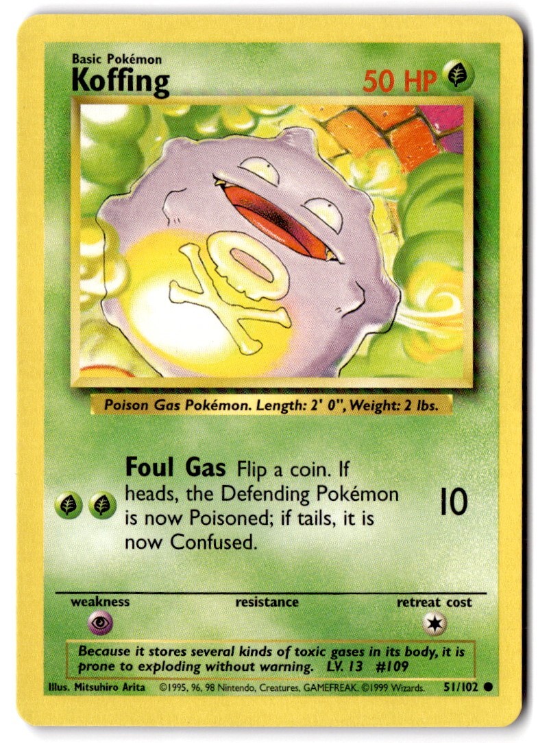 koffing base set For Sale - MAVIN