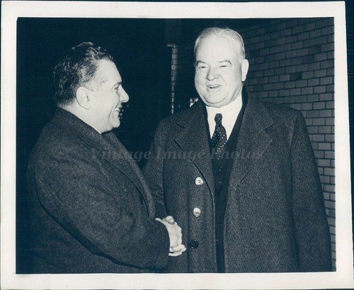 1938 Photo President Herbert Hoover Politics Lawrence Richey Secretary ...