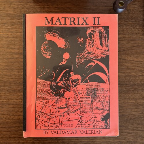 Valdamar Valerian Matrix II 3rd Edition UFO Conspiracy Mind Control | eBay