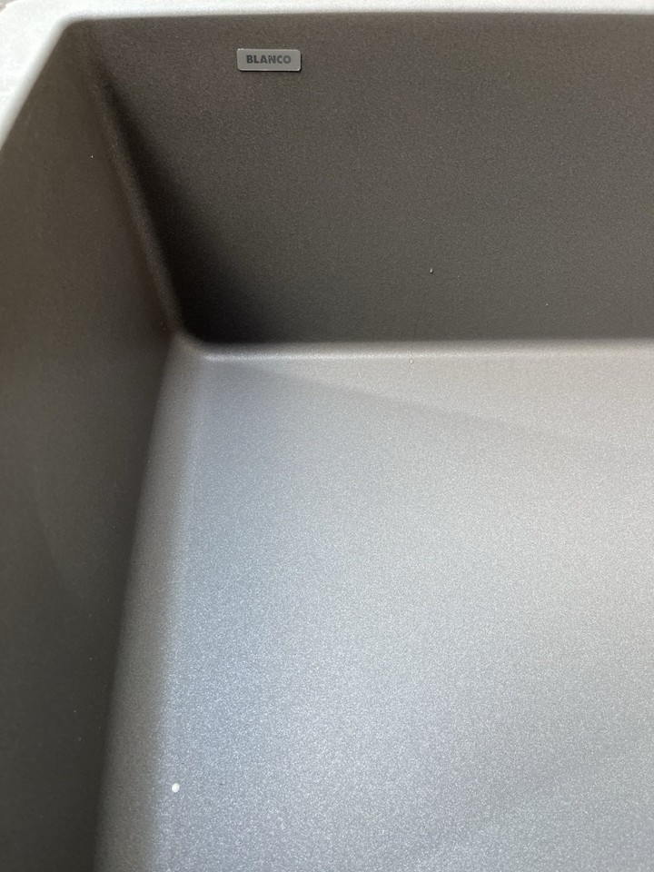 BLANCO ‎441770 Silgranit Diamond Single Bowl Undrmnt Sink Met Gray *SEE ...