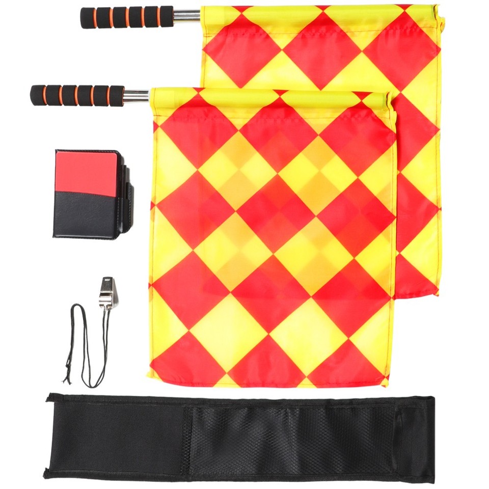 2 Sets Sports Referee Flag Football Equipment Flags for Referees | eBay UK