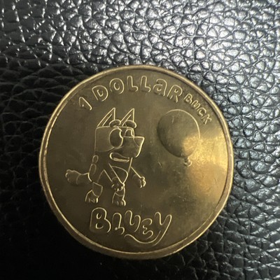 Bluey Buck 2024 $1 One Dollar Coin Balloon Dog Bingo B Circulated Cond ...