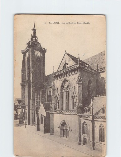 Postcard La Cathédrale Saint Martin Colmar France | eBay