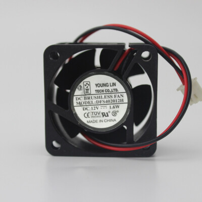 YOUNGLIN DFS402012H Cooler Fan DC12V 1.6W 2 Wire Cooling Fans CPU 40*40 ...
