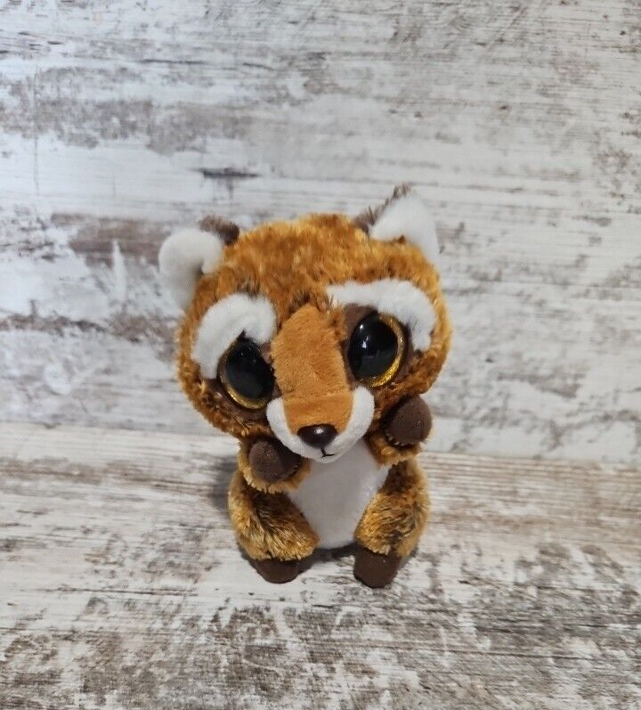 Ty Beanie Boos Rusty The Raccoon Plush 6" Sparkle Eyes Ty Silk Tags | eBay