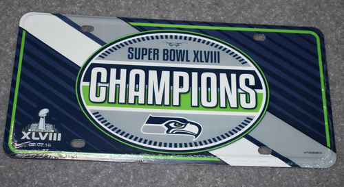 SEATTLE SEAHAWKS NFL FOOTBALL SPORTS SUPER BOWL 48 CHAMPIONS METAL ...