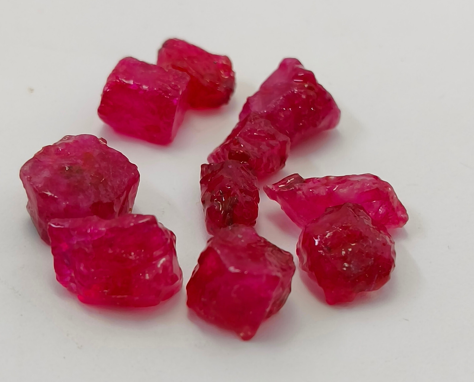 Natural Bixbite Red Beryl Crystal Raw Rough Loose Gemstone Lot | eBay