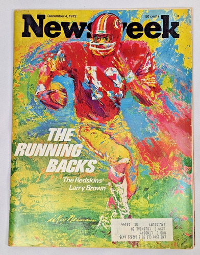 December 4 1972 - Vintage~ Newsweek Magazine/Redskins Larry Brown ...