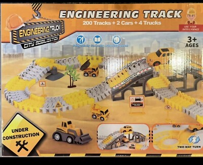 Engineering Track Playset Engineering Truck City Mobilization / 236PCS ...