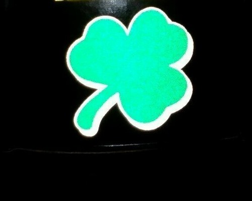 Reflective Vinyl Clover Shamrock Fire Helmet Decal Sticker 3 inch | eBay