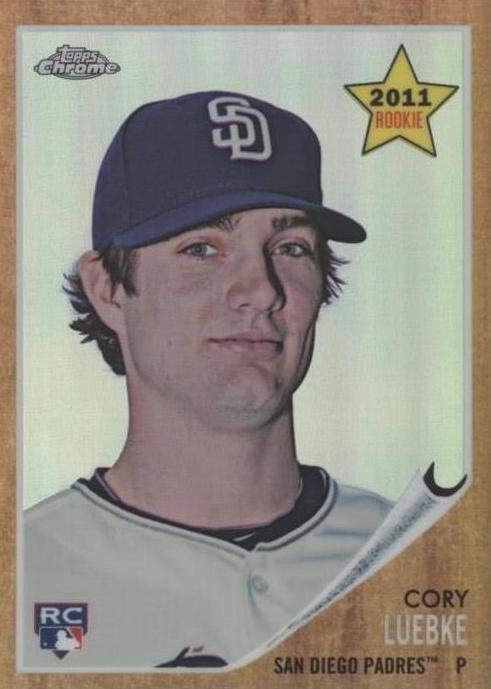 2011 Topps Heritage - Chrome Cory Luebke #C112 Refractor /562 (RC) for ...