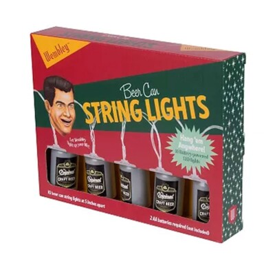 Wembley Beer Can String Tree Lights Christmas | eBay