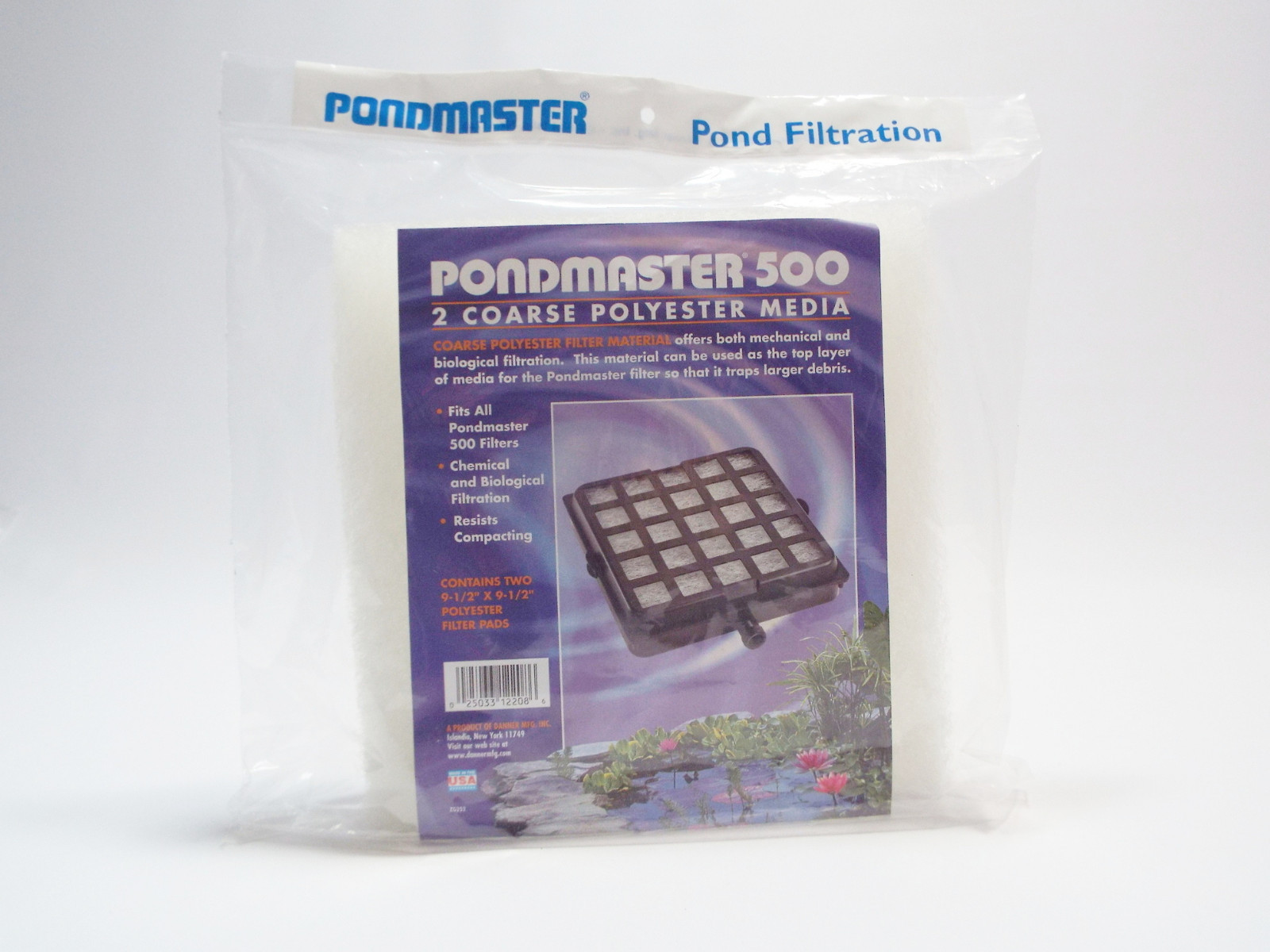Pondmaster 12208 Coarse Replacement Media Pads - 2 Pack for PM 500 Pond ...