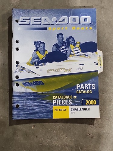 Sea-Doo Jet Boats Parts Manual Book Catalog 2000 CHALLENGER 5672 | eBay