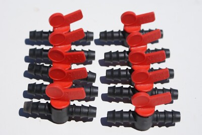 25 x Inline Tap Barbed Valve 13mm poly | eBay Australia