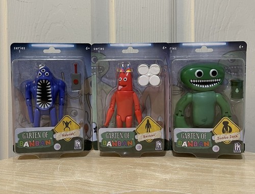 Garten Of Banban Jumbo Josh & Nabnab 3 Action Figure Set Series 1 NEW ...