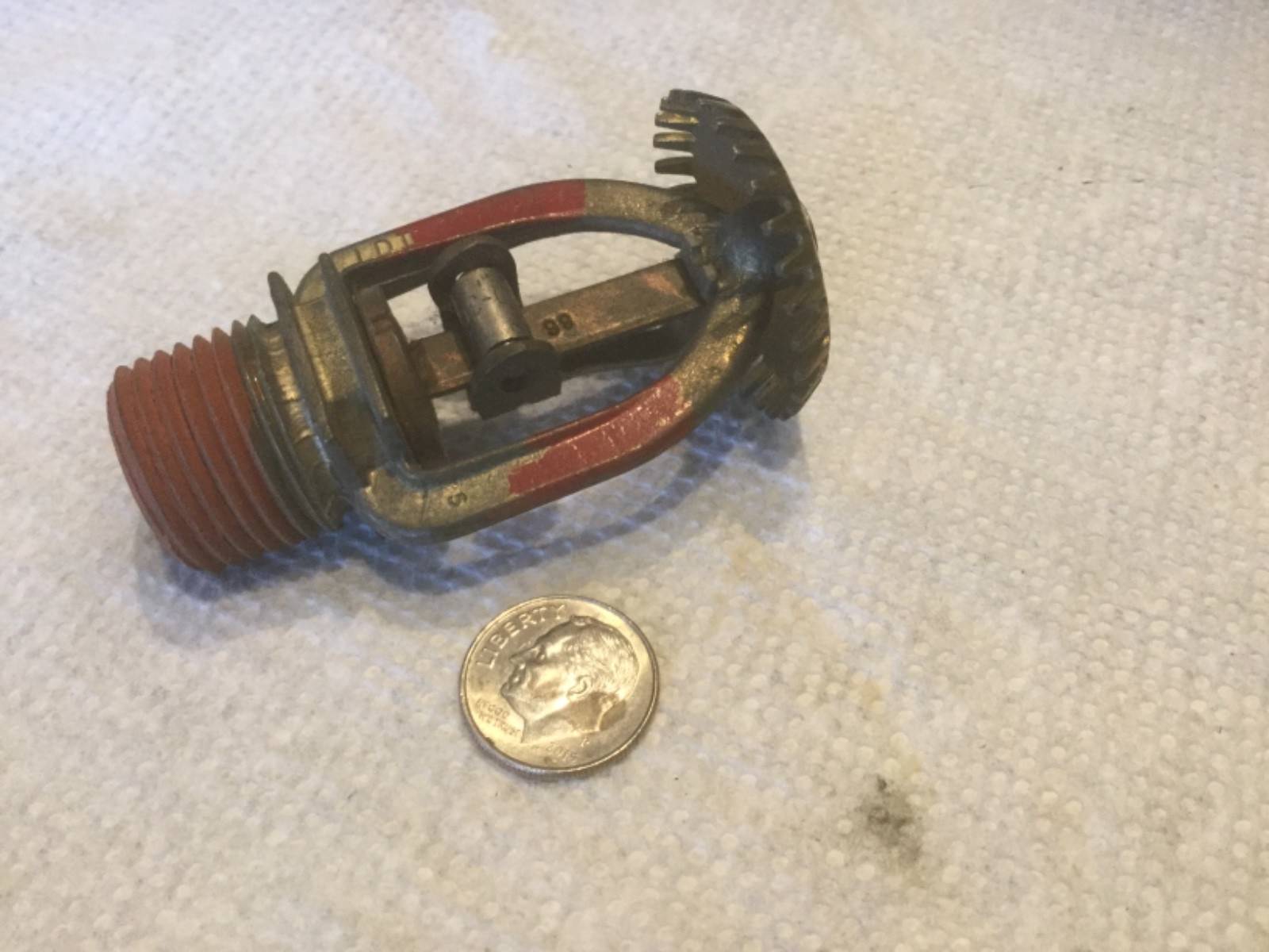 fire sprinkler head LD II SSP listed 735A 360 degree F red color ...