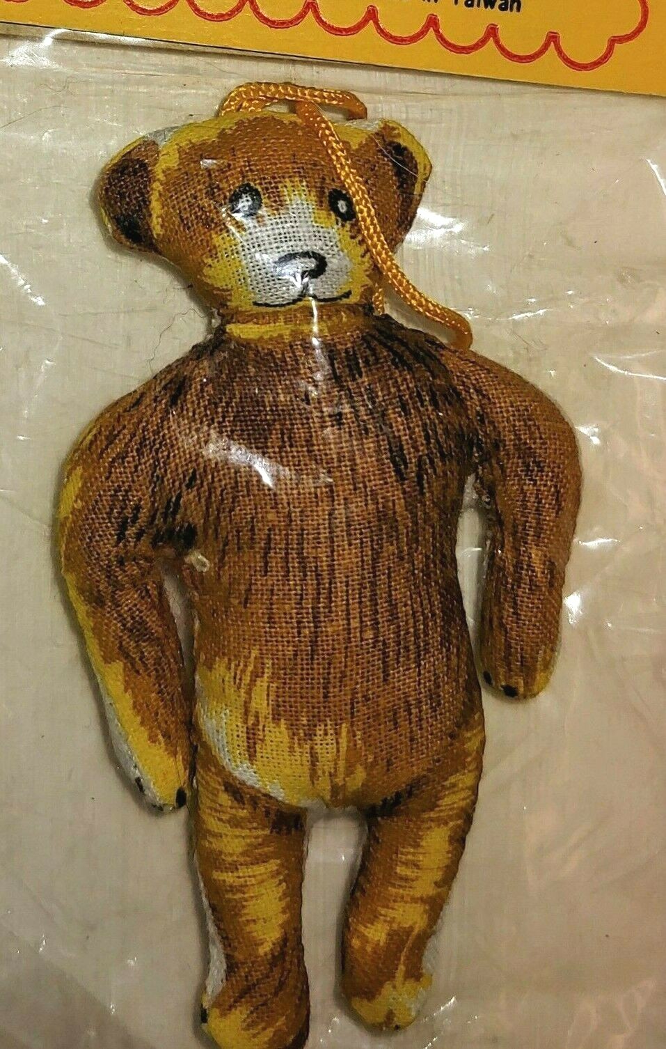 Vintage Shackman Miniature Soft Stuffed 3" Bear Decoration Ornament NIP ...