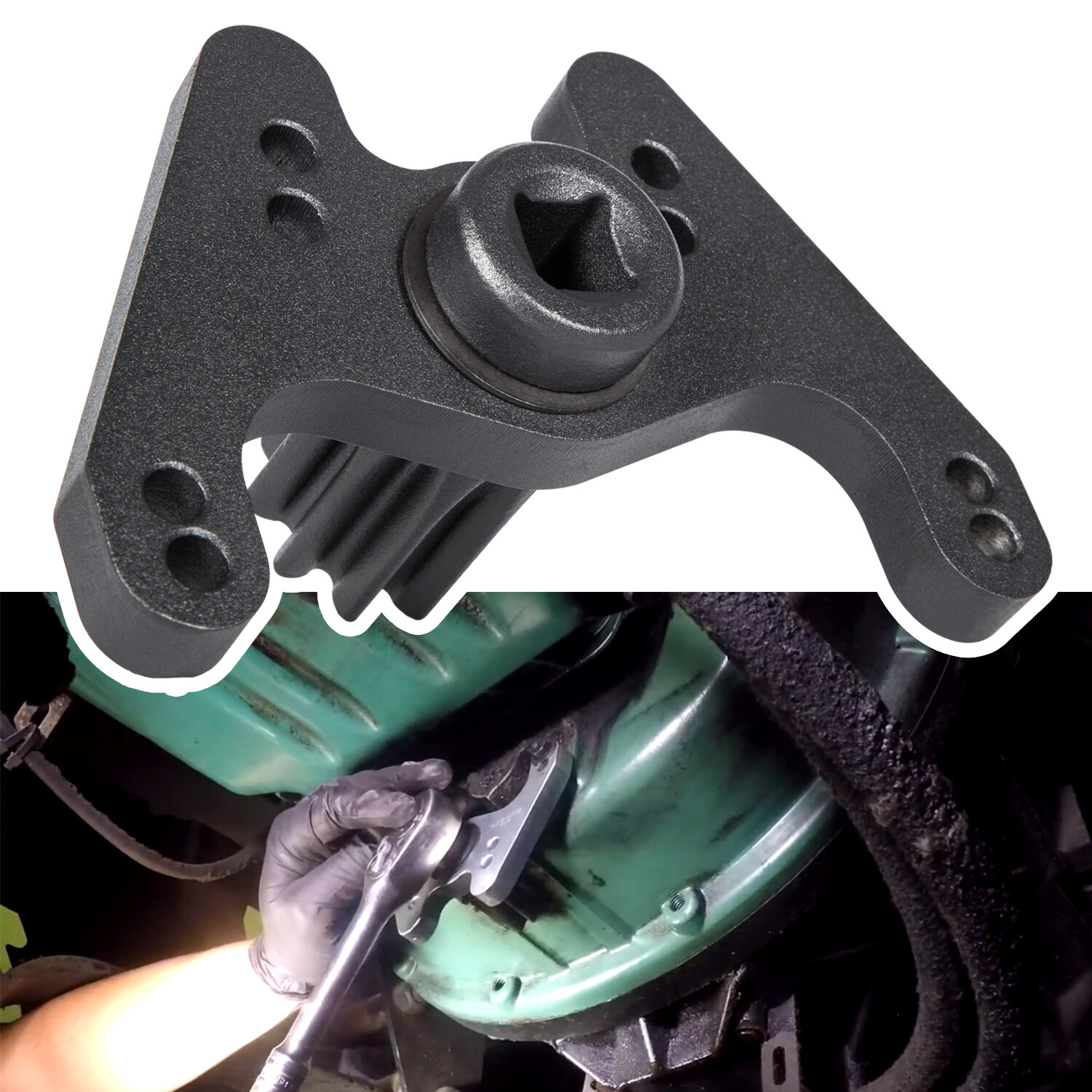 Crank Flywheel Turning Tool for 1998-2007 Volvo D12 D16 Engines Replace ...