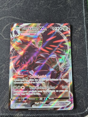 Carte Pokémon Corvaillus VMAX 110/163 - EB05 Styles de Combat | eBay