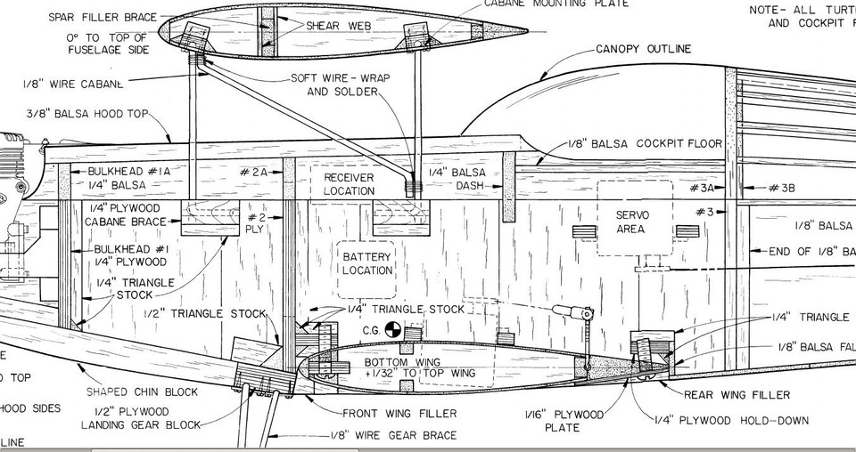 Plans for the "Sportster Bipe 40" 46 in Wing Sport RC Model Airplane | eBay
