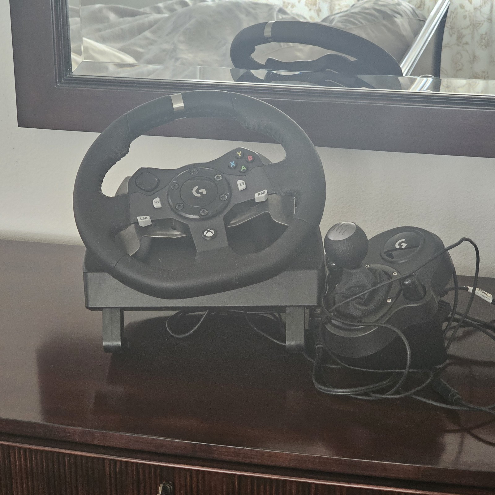 Logitech G920 Racing Wheel And Shifter For Xbox/pc Tested And Working ...