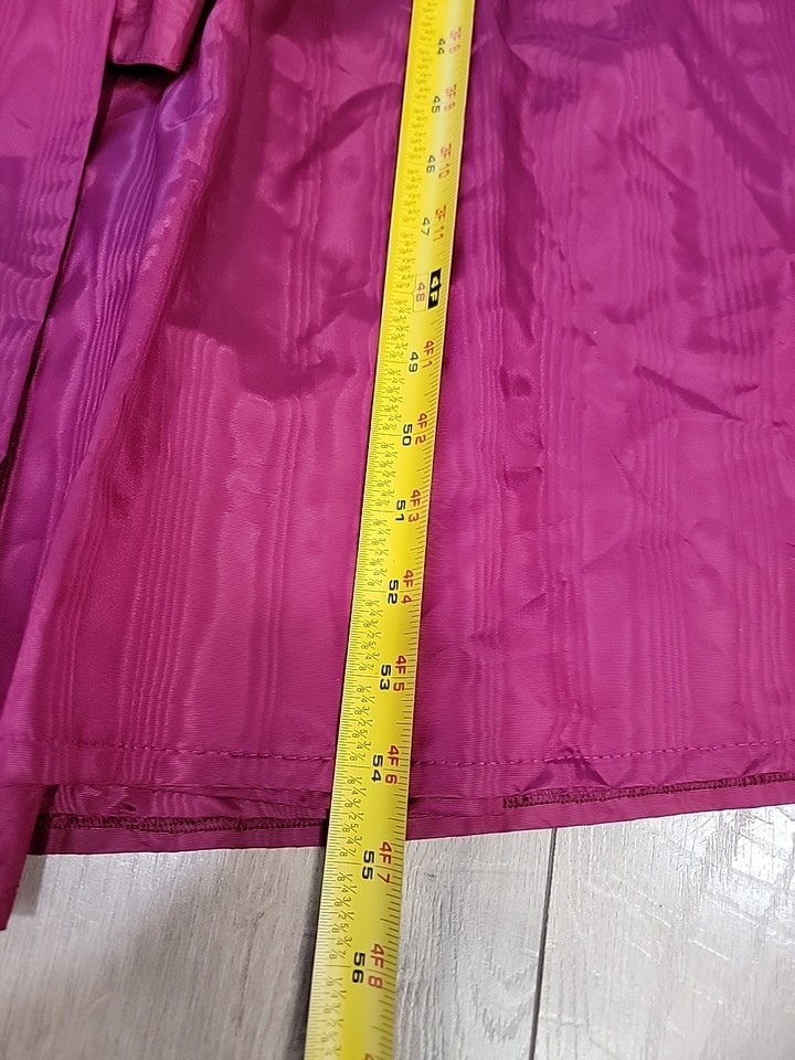 VTG'80 Unbranded Prom Formal Burgun Taffeta Dress /Puffs Sleeves /Maxi ...