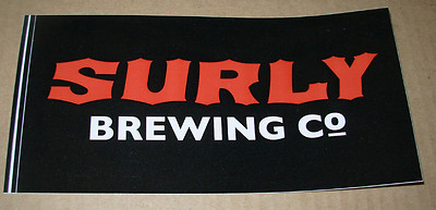 SURLY BREWING CO Logo STICKER decal craft beer brewery abrasive ...