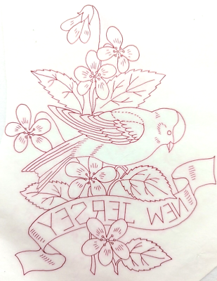New Jersey State Bird Coloring Page