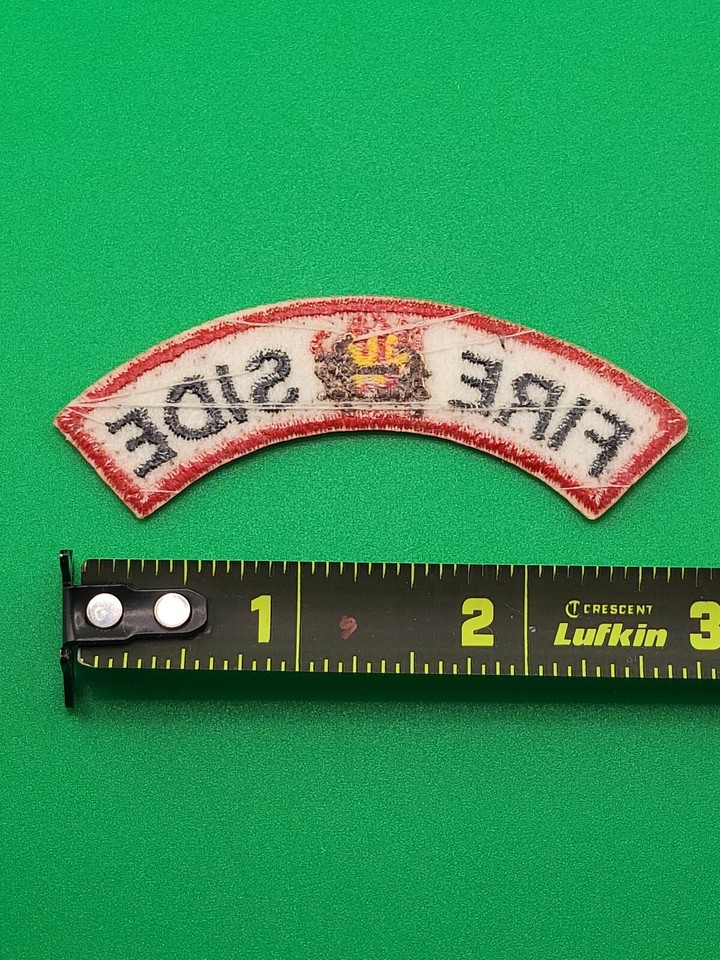 Fire Side Red & White Rocker Segment Patch BSA Boy Scouts Of America ...