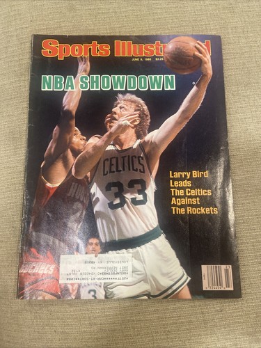 Sports Illustrated June 9 1986 Larry Bird Boston Celtics vs Rockets NBA ...