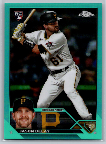 Jason Delay 2023 Topps Chrome Update Aqua Refractor Rookie Card /199 ...